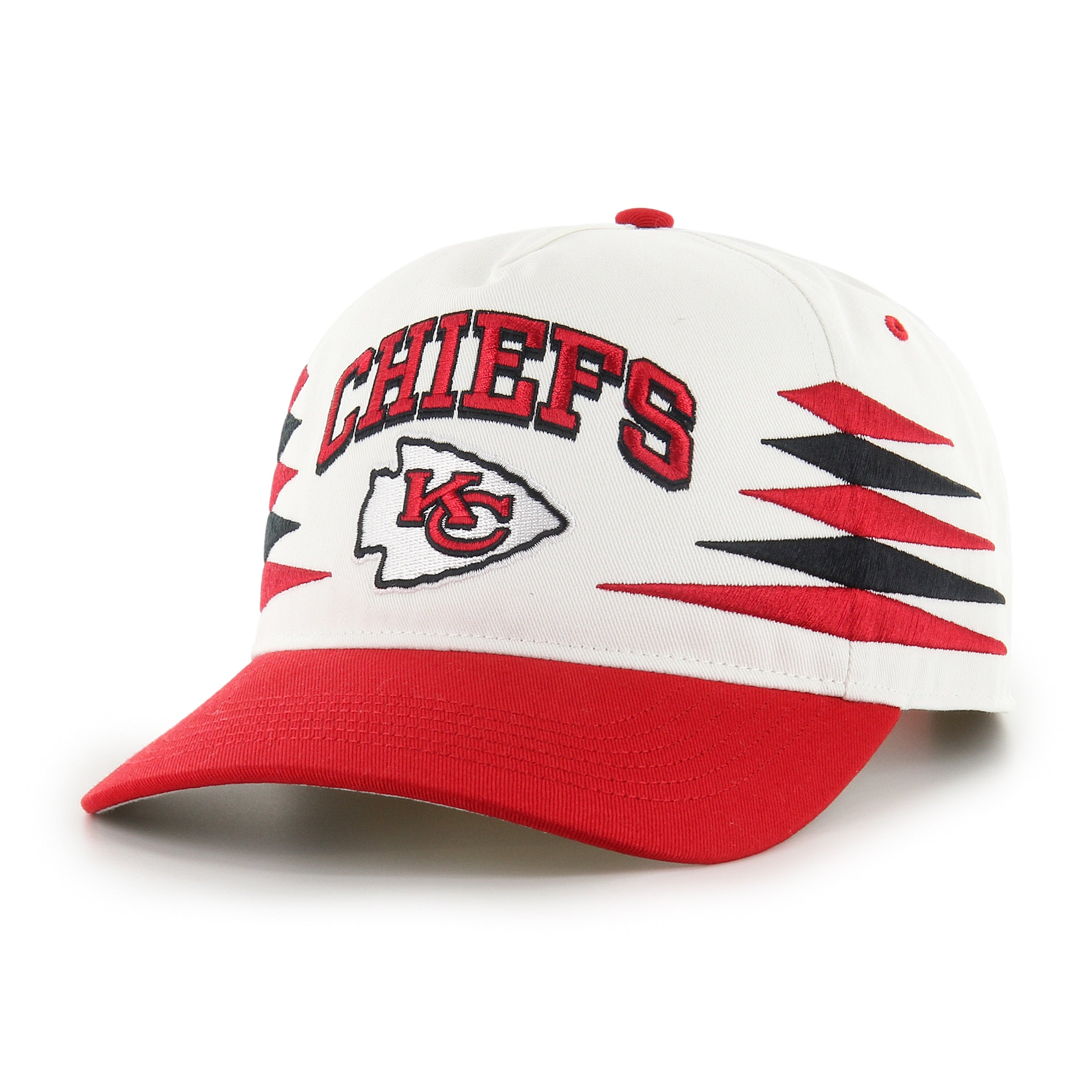 Kansas City Chiefs '47 Cap White - NFL Diamond Cut - STADIUMDREAMS